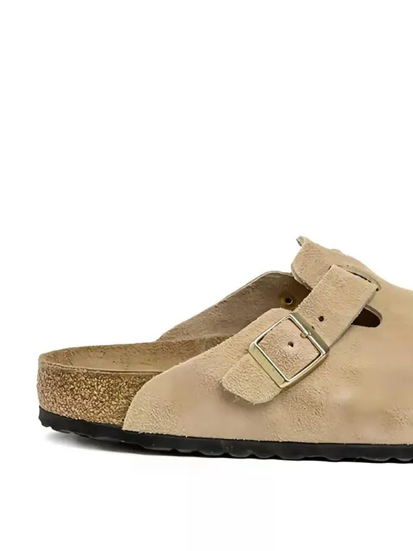 BIRKENSTOCK Boston Buckle Suede Sandals
