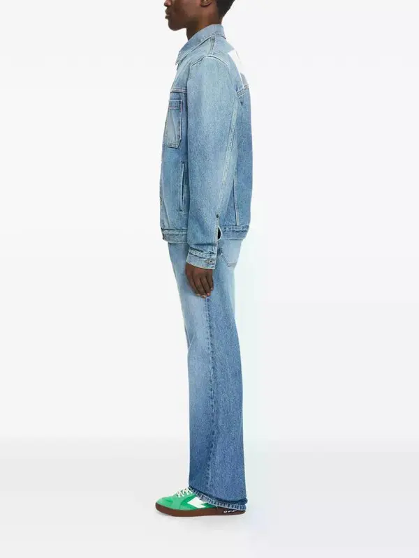 Off-White Half Arrow Denim Skate Jacket