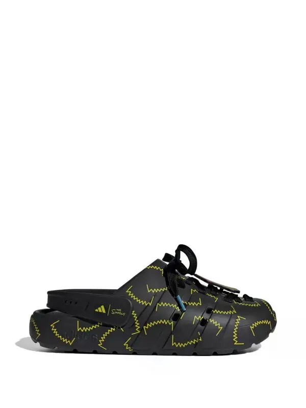 Adidas X The Simpsons Adilette Clogs - Black