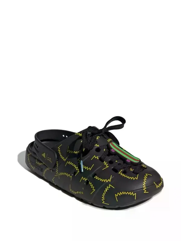 Adidas X The Simpsons Adilette Clogs - Black
