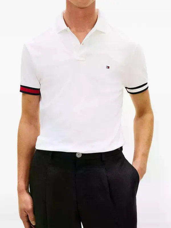 Tommy Hilfiger Striped Trim Polo Shirt