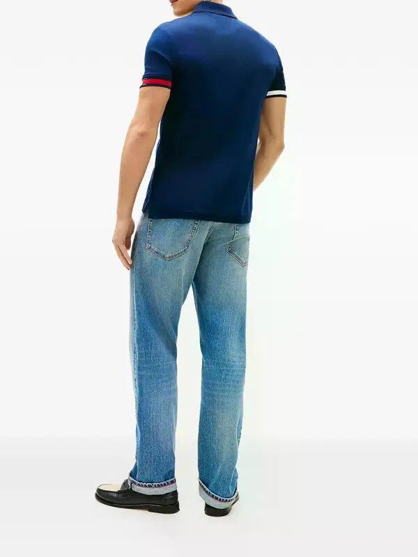 Tommy Hilfiger Cuffed Logo Polo Shirt