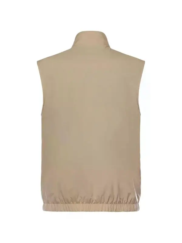 Loro Piana Zip-up Collarless Gilet