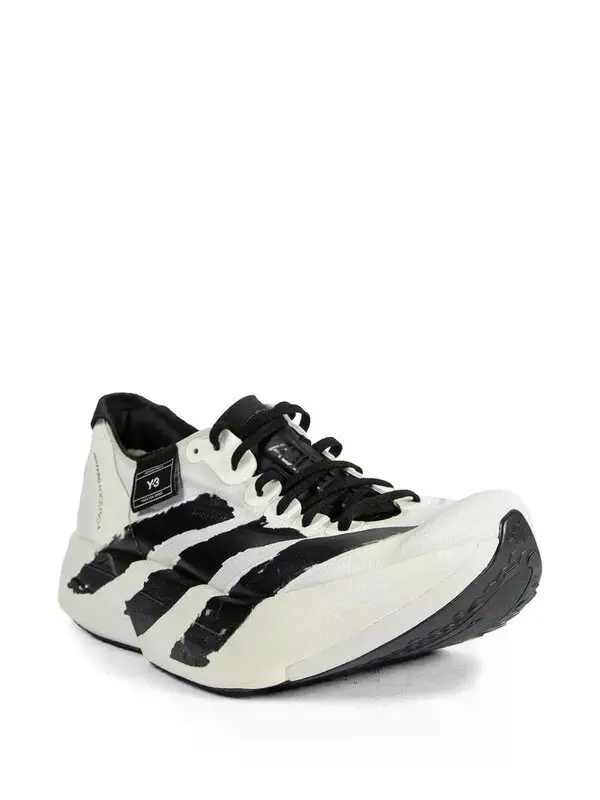 Y3 Striped Sneakers - White