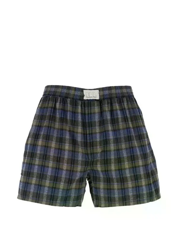 ERL Checked Boxer Briefs - Blue
