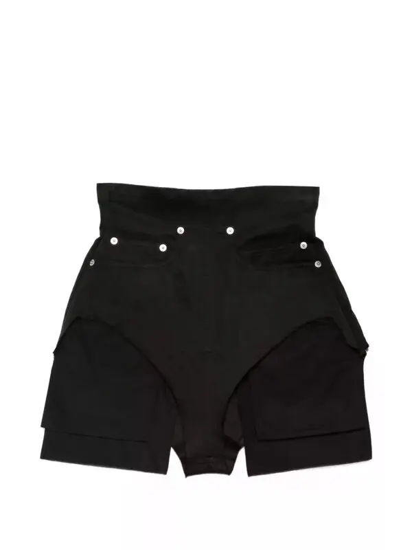Rick Owens Cutoffs Buttoned-pockets Shorts
