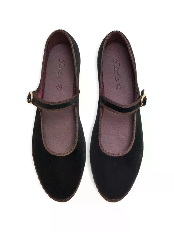 FLABELUS Velvet Ballet Flats