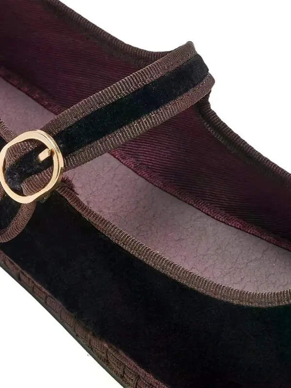 FLABELUS Velvet Ballet Flats