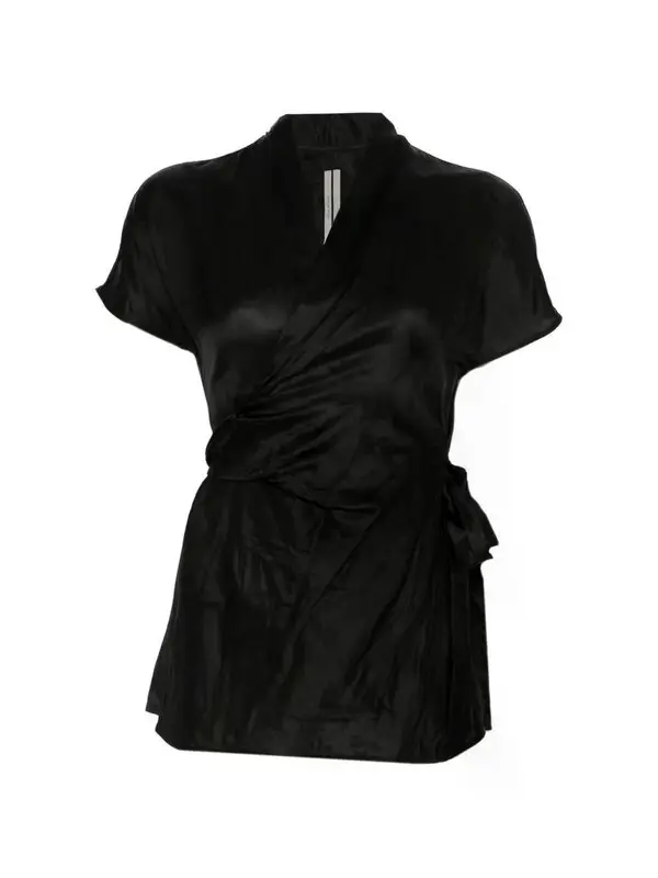 Rick Owens Short-sleeve Blouse - Black