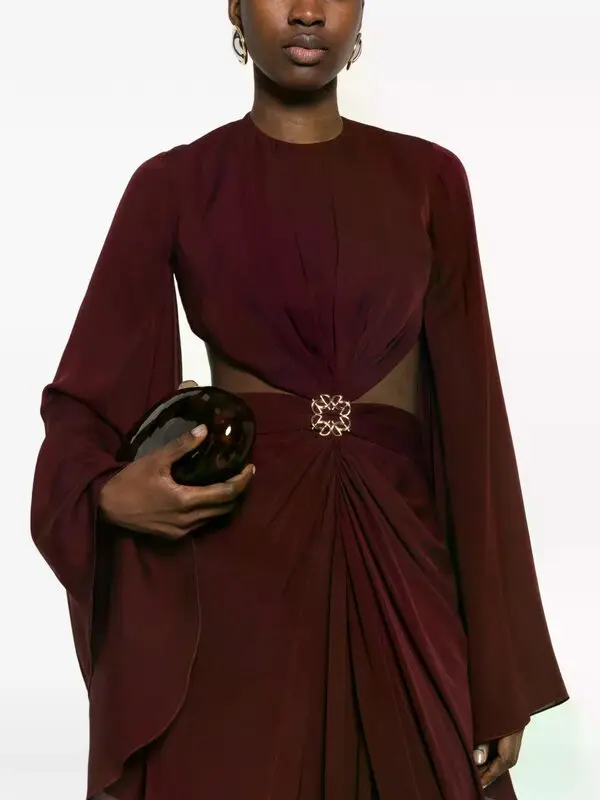 Elie Saab Cut-out Embellished Maxi Dress