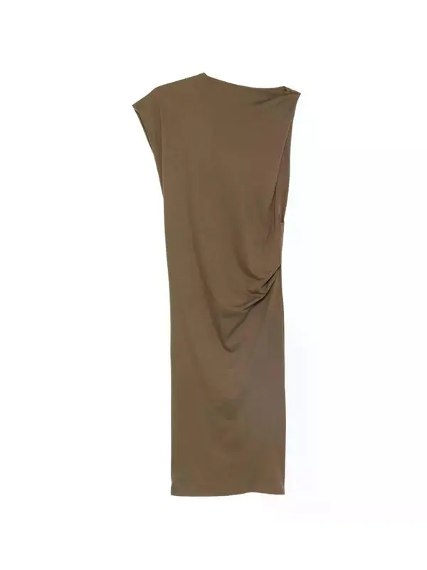 Jacquemus Draped Asymmetric Midi Dress
