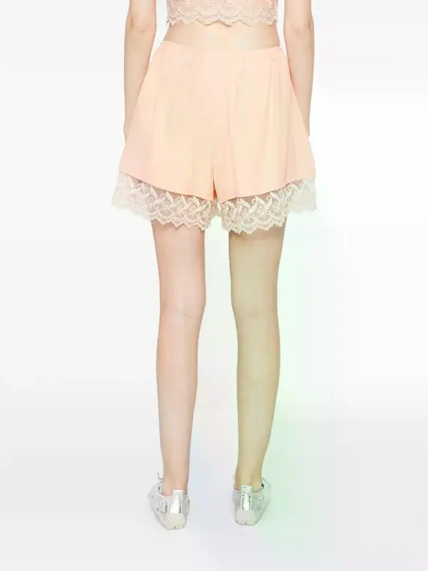 Simone Rocha Lace-trim Mini Shorts
