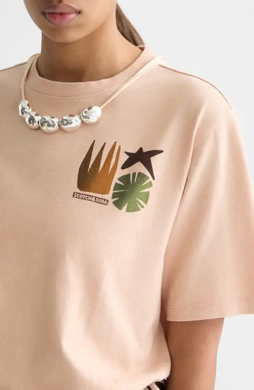Scotch & Soda Graphic Cotton T-shirt