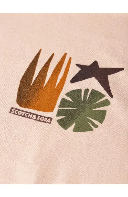 Scotch & Soda Graphic Cotton T-shirt