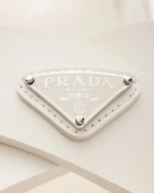 Prada Monolith Rubber Sandals