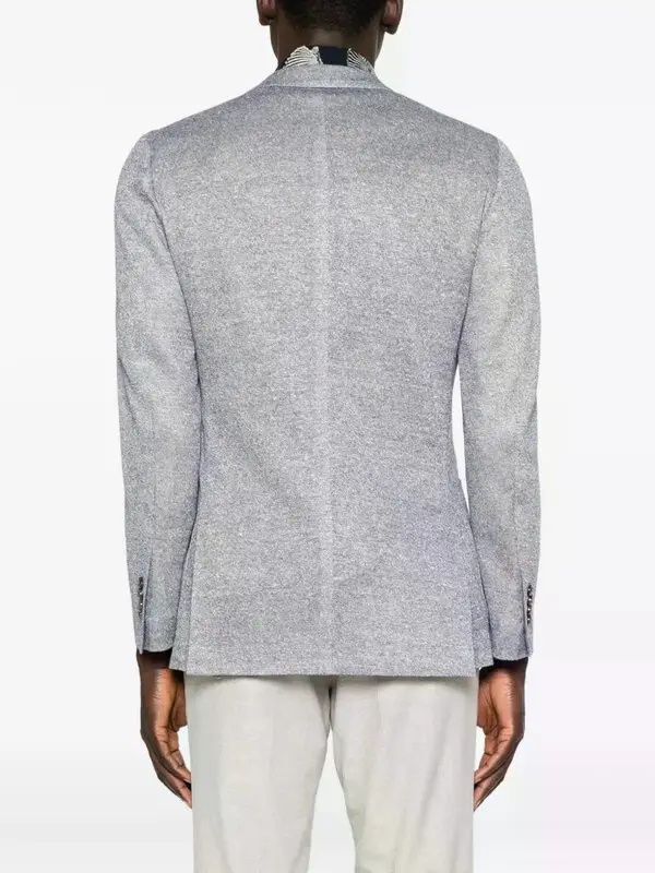 LARDINI Single-breasted Buttoned Blazer - Blue