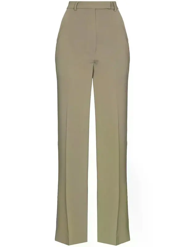 THE FRANKIE SHOP Isla Wide-leg Trousers - Neutrals