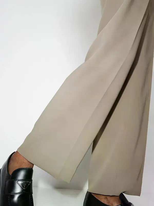 THE FRANKIE SHOP Isla Wide-leg Trousers - Neutrals