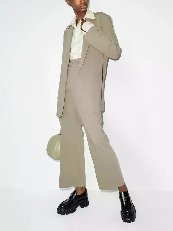 THE FRANKIE SHOP Isla Wide-leg Trousers - Neutrals