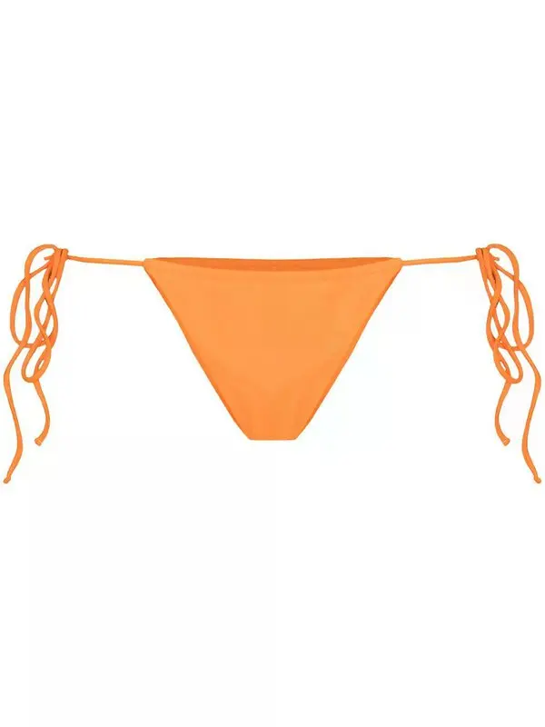 Jade Swim Lana Tie-fastening Bikini Bottoms - Orange