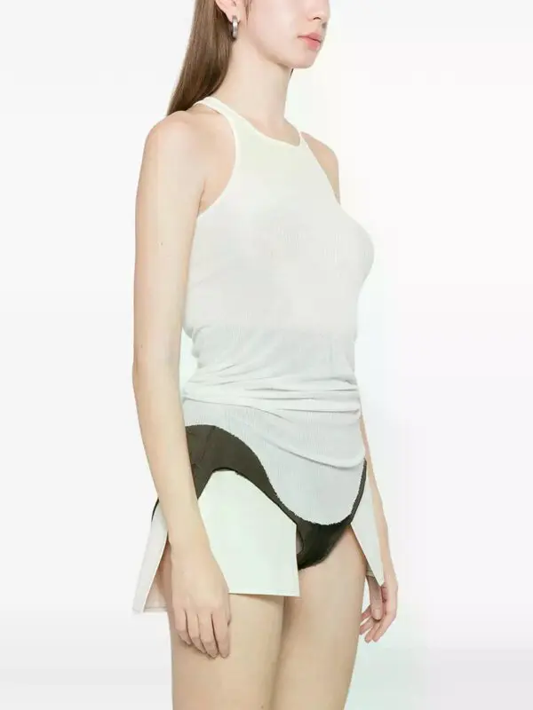 Rick Owens Ribbed-knit Tank Top