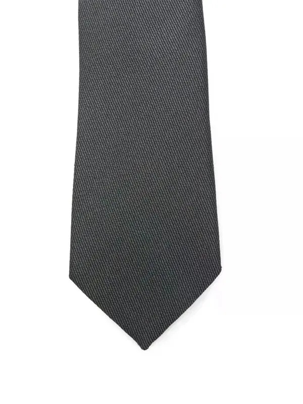 Tagliatore Silk Neck Tie - Grey