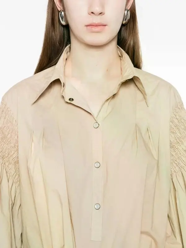 Pinko Bouquet Smocked Blouse