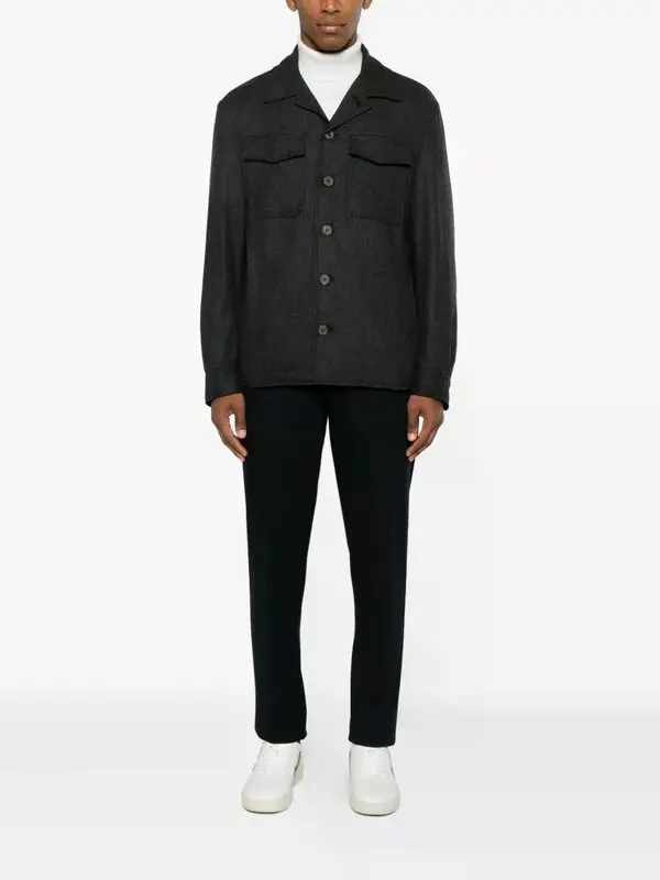 MYTHS Flap-pockets Buttoned Overshirt