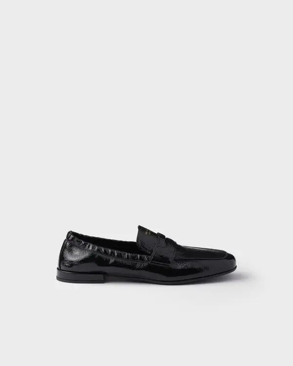 Prada Shuffle Patent Leather Loafers