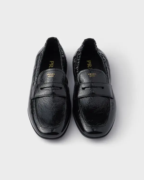 Prada Shuffle Patent Leather Loafers