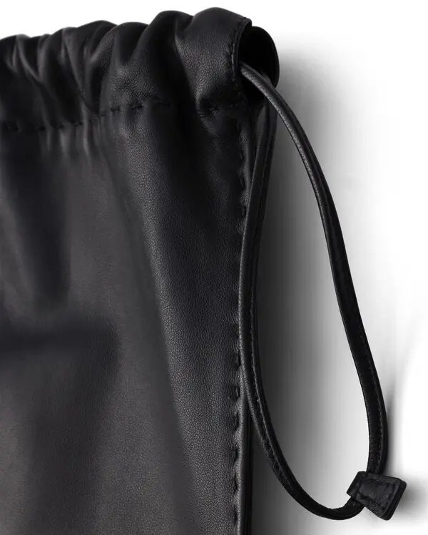 Prada Nappa Leather Pouch - Black