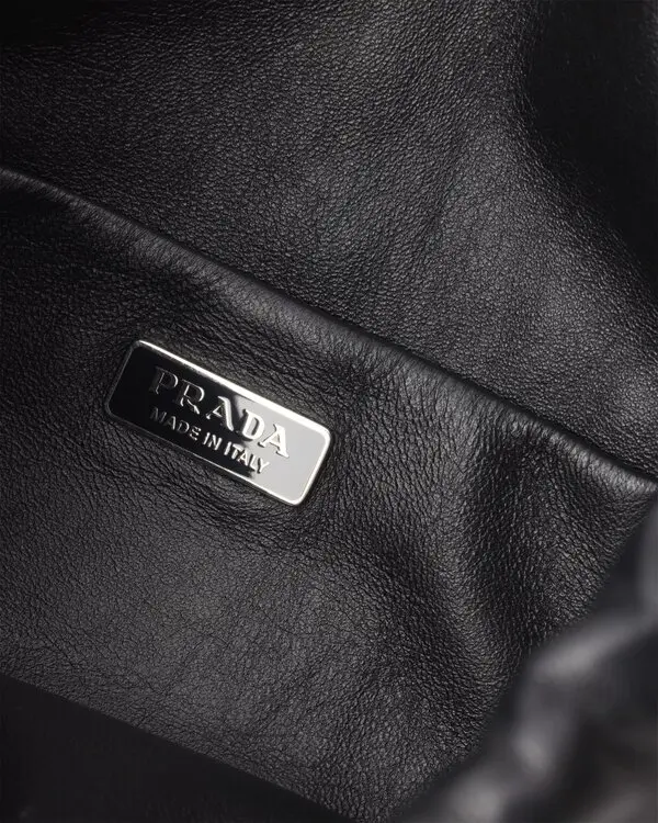 Prada Nappa Leather Pouch - Black