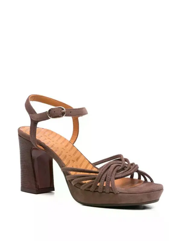 Chie Mihara Keske Platform Sandals - Brown