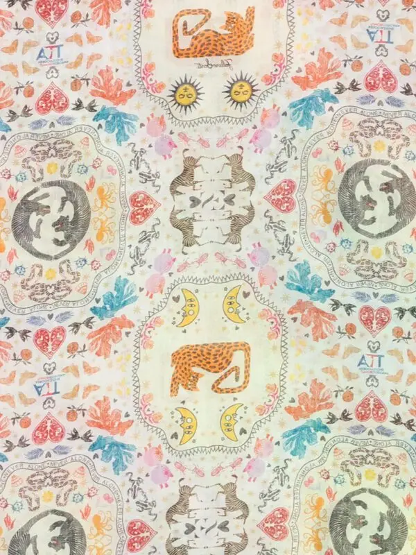Faliero Sarti Patterned Scarf - Neutrals