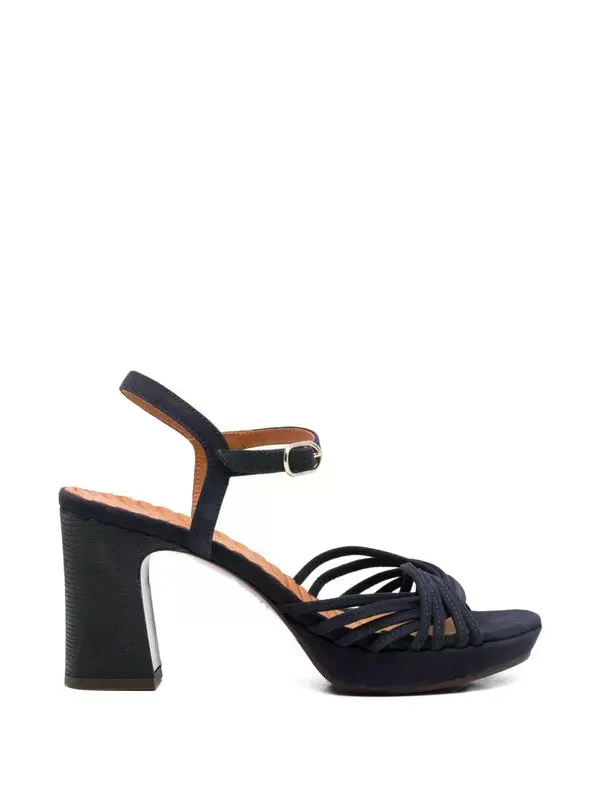 Chie Mihara Keske Suede Sandals - Blue
