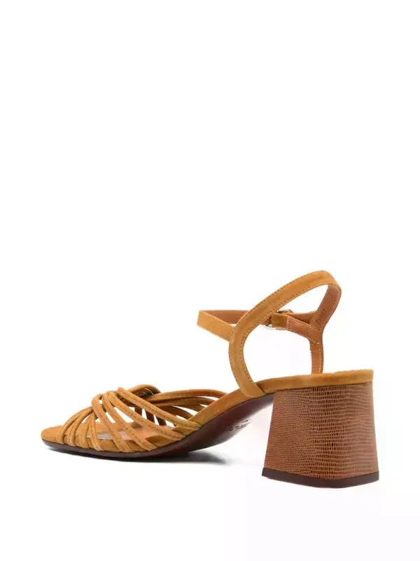 Chie Mihara Leske Suede Sandals - Brown