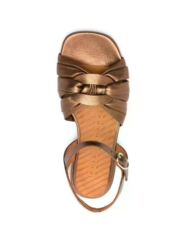 Chie Mihara Tusack Leather Sandals - Brown