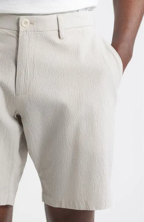 DEKE Galaxy Seersucker Bermuda Shorts - Sand