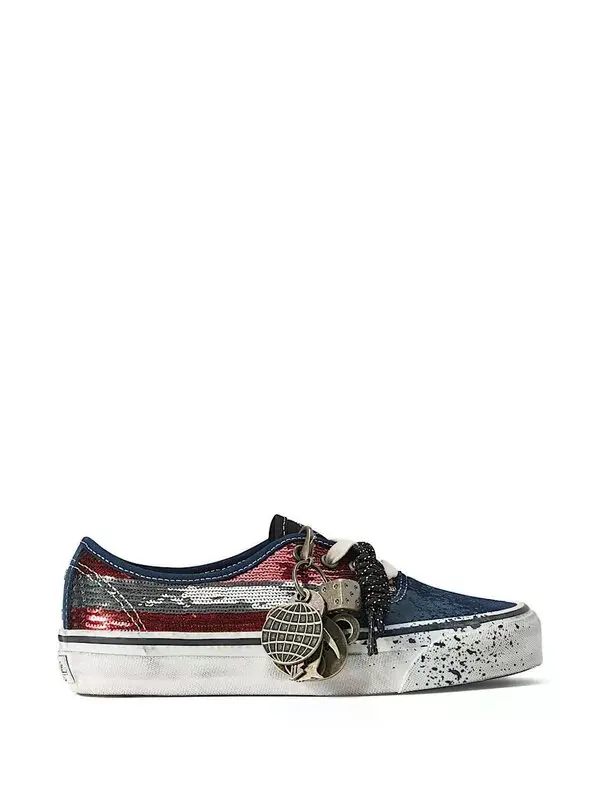 VANS Authentic Striped Sneakers - Blue