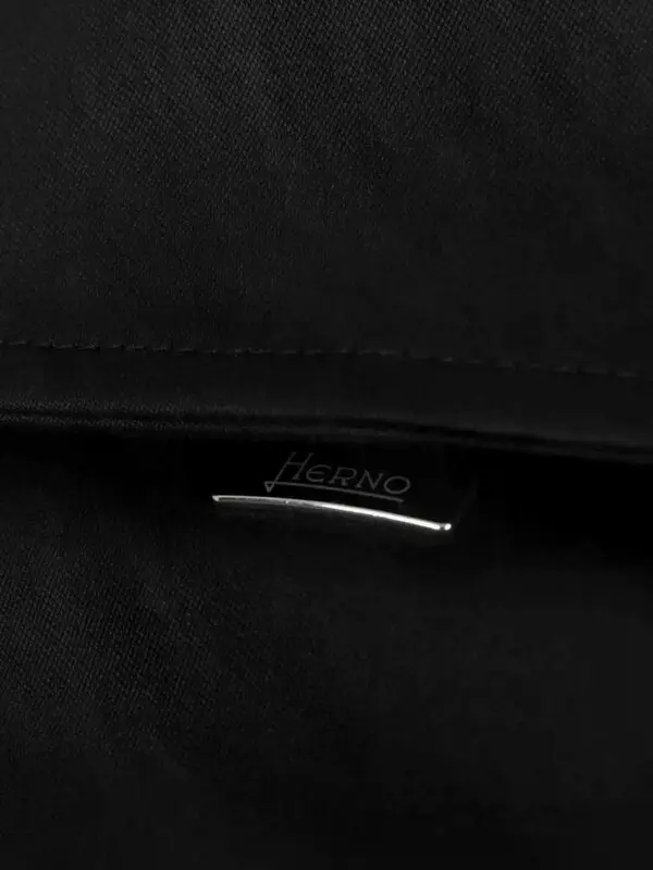Herno Double-breasted Coat With Tab Detail