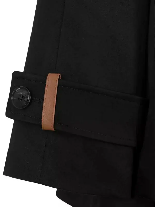 Herno Double-breasted Coat With Tab Detail