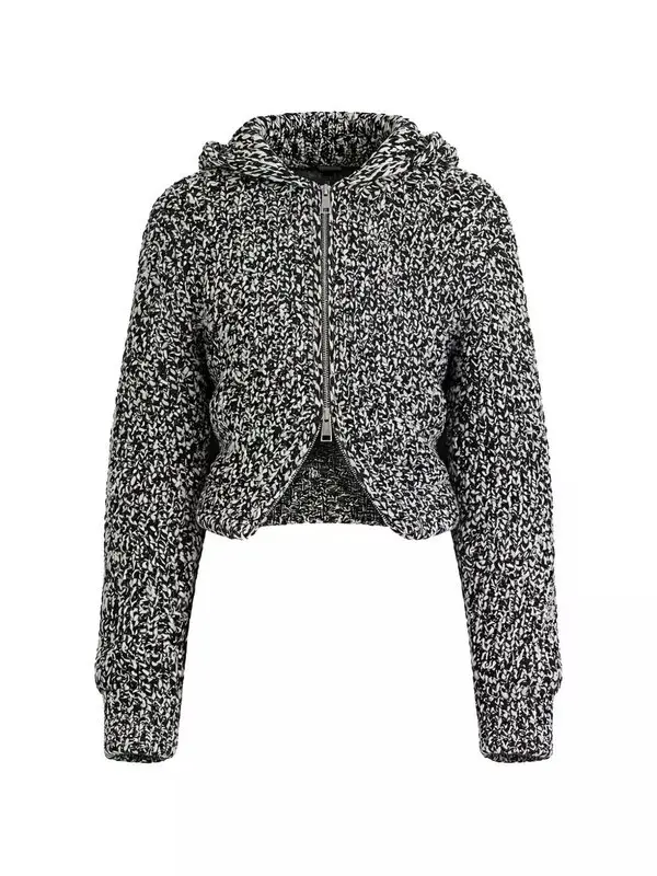 Nanushka Sonnet Knitted Hooded Jacket