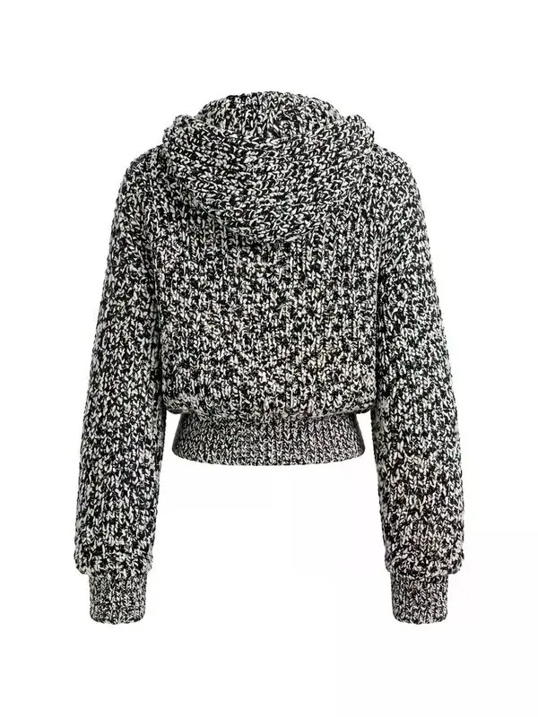 Nanushka Sonnet Knitted Hooded Jacket