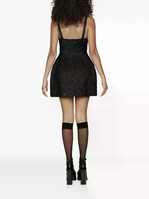 MIA PECULIAR Square-neck Mini Dress