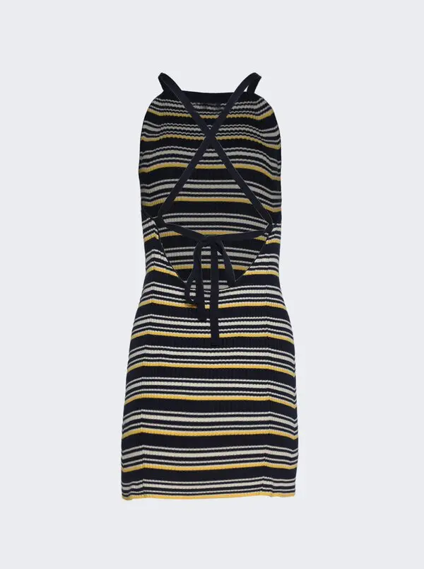 Miu Miu Striped Mini Dress