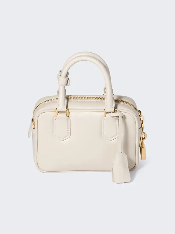 Miu Miu Arcadie Leather Bag - Ivory