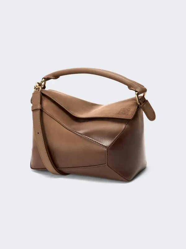 Loewe Puzzle Edge Small Bag - Brown