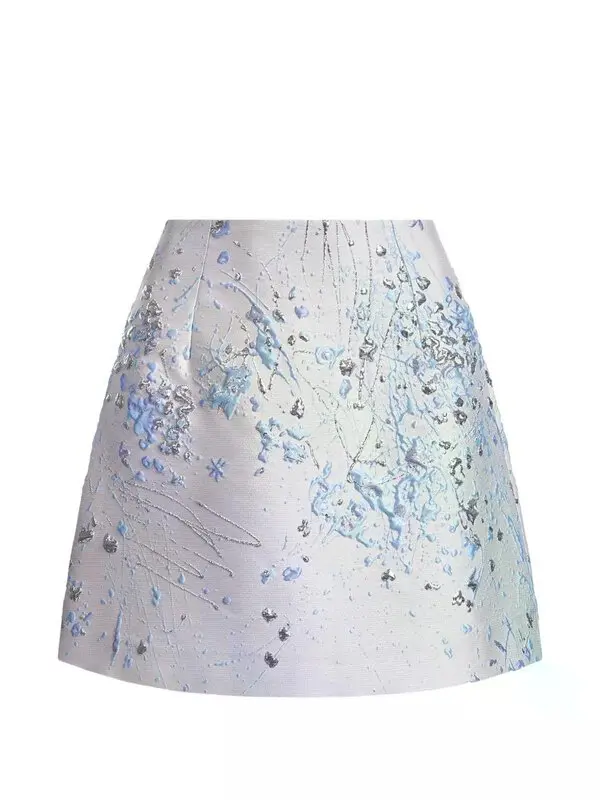 MIA PECULIAR Brocade Mini Skirt