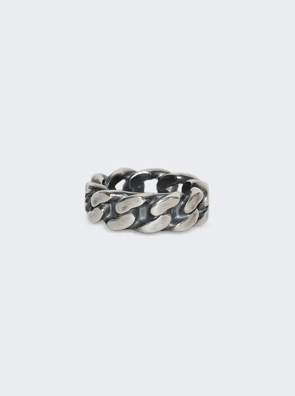 MAISON MARGIELA Chain Ring Brunito - Silver