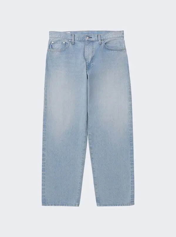 VOWELS Baggy Denim Jeans Lotta Blue - A